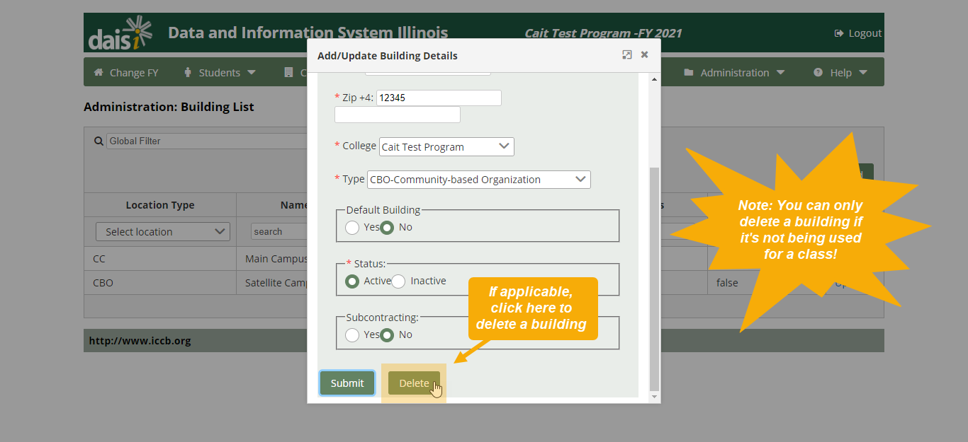 Administration – DAISI 2.0 User Guide