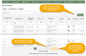 Classes – DAISI 2.0 User Guide