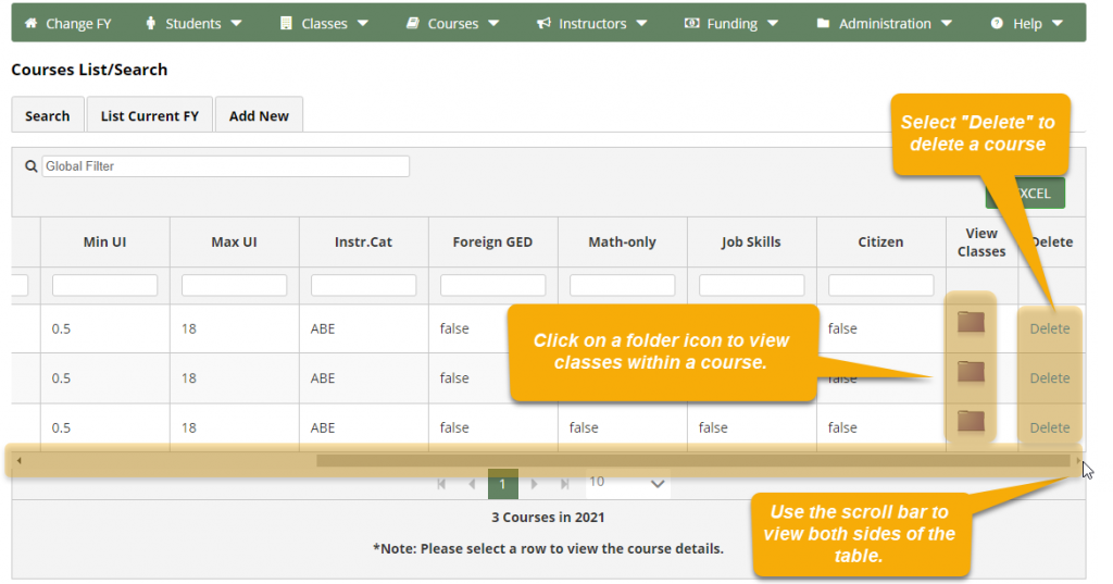 Courses – DAISI 2.0 User Guide